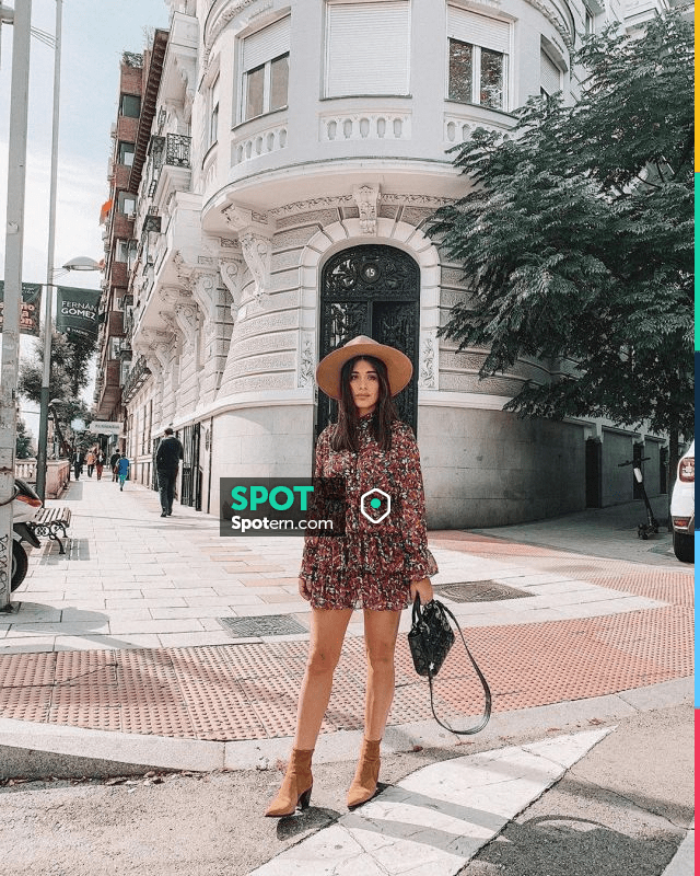 Leopard Ruffle Dress of Aida Domenech on the Instagram account ...