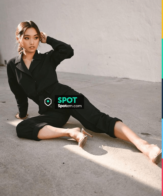 The combination of black Jenn Im on the account Instagram of @imjennim ...