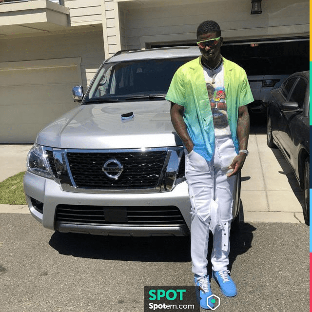 Les sneakers Nike air force 1 low Off-White MCA University blue de ...