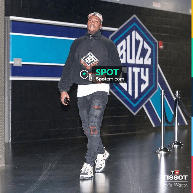 Sudadera Zippe Collar de Terry Rozier y logotipo de Burberry en la ...