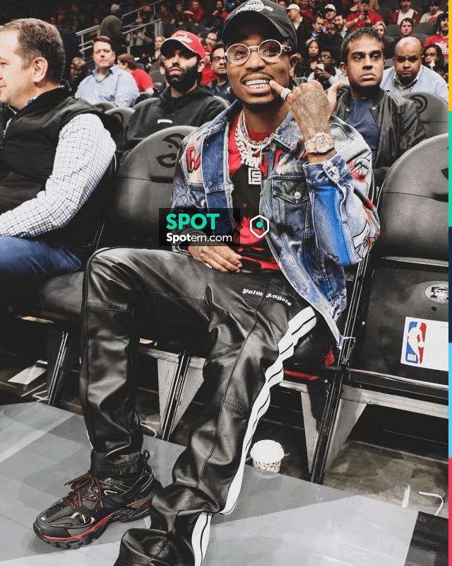 Calvin klein Face Print T-Shirt of Quavo on the Instagram account ...