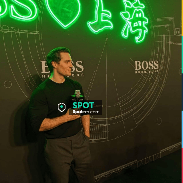 Boss Terrell Long Sleeve Crewneck worn by Henry Cavill on the Instagram ...