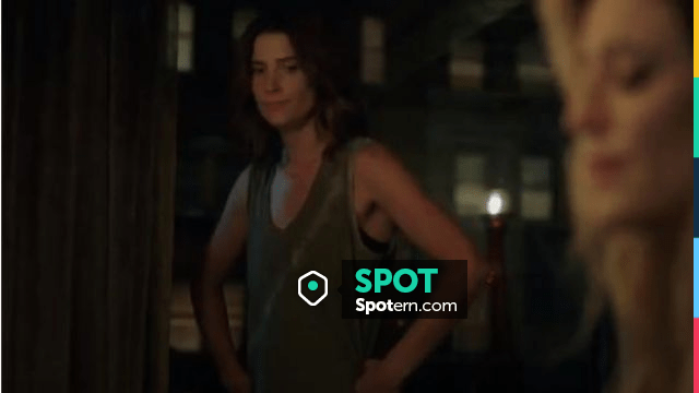 Green Tie-Dye Cotton Tank Top worn by Dex Parios (Cobie Smulders) in ...