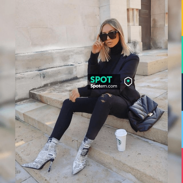 Double Blazer en Noir de Alexx Coll sur l'Instagram account @alexxcoll ...