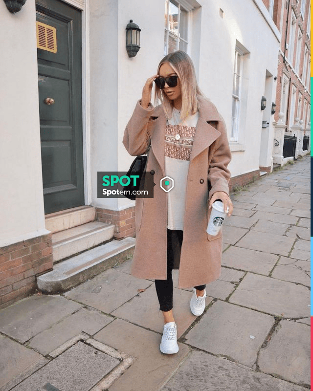 Mélange de la laine Manteau de Alexx Coll sur l'Instagram account ...