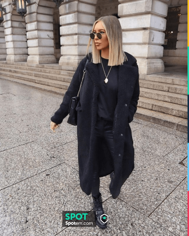 Black Boots of Alexx Coll on the Instagram account @alexxcoll | Spotern