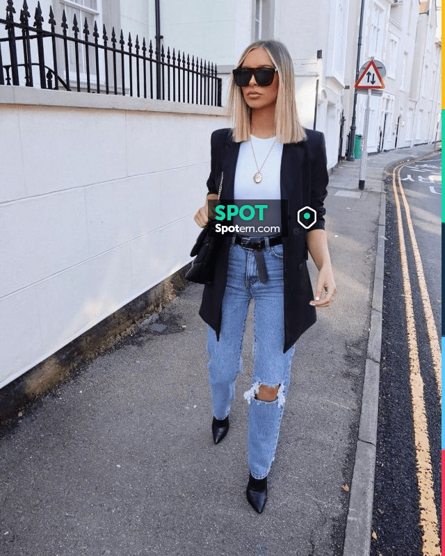 Noir Blazers de Alexx Coll sur l'Instagram account @alexxcoll | Spotern