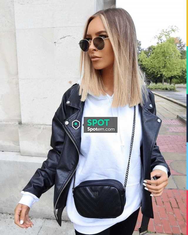 Noir Veste de Alexx Coll sur l'Instagram account @alexxcoll | Spotern