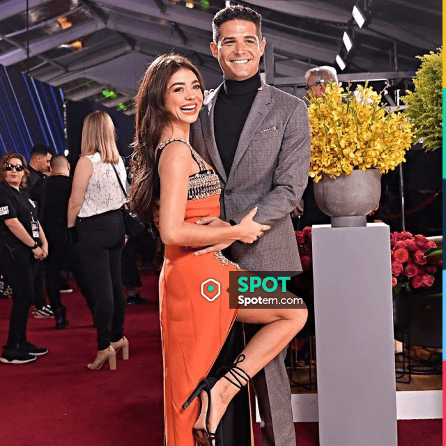 Fausto Puglisi Em­bell­ished Tree Dress of Sarah Hyland on the ...