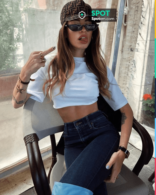 Base­ball Cap of Chiara Nasti on the Instagram account @nastilove | Spotern