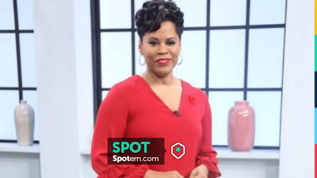 Zara Ruf­fled Dress worn by Marci on The Loop November 8, 2019 | Spotern