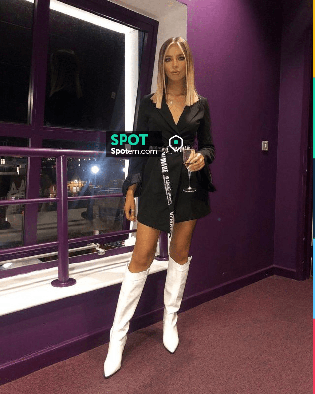 Black Dress of Alexx Coll on the Instagram account @alexxcoll | Spotern