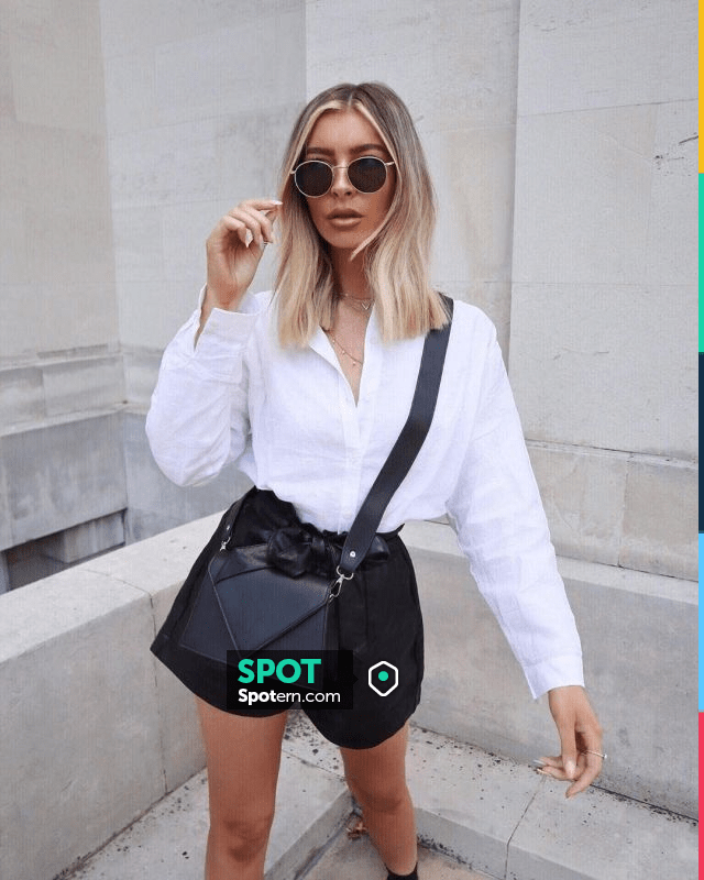 Black Shorts of Alexx Coll on the Instagram account @alexxcoll | Spotern