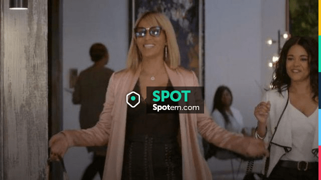Galvan Peach Silk Trench Coat worn by Giselle (Nicole Ari Parker) in ...