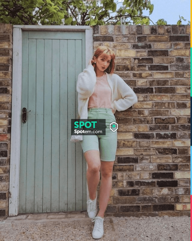 Green Suit Shorts of Abi Milner on the Instagram account @abigail ...