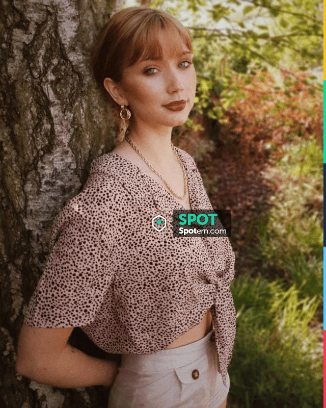 An­i­mal Print­ed Blouse of Abi Milner on the Instagram account ...