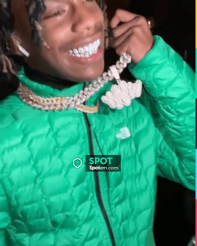 Jacket down jacket the north face of YNW Melly on the account Instagram ...