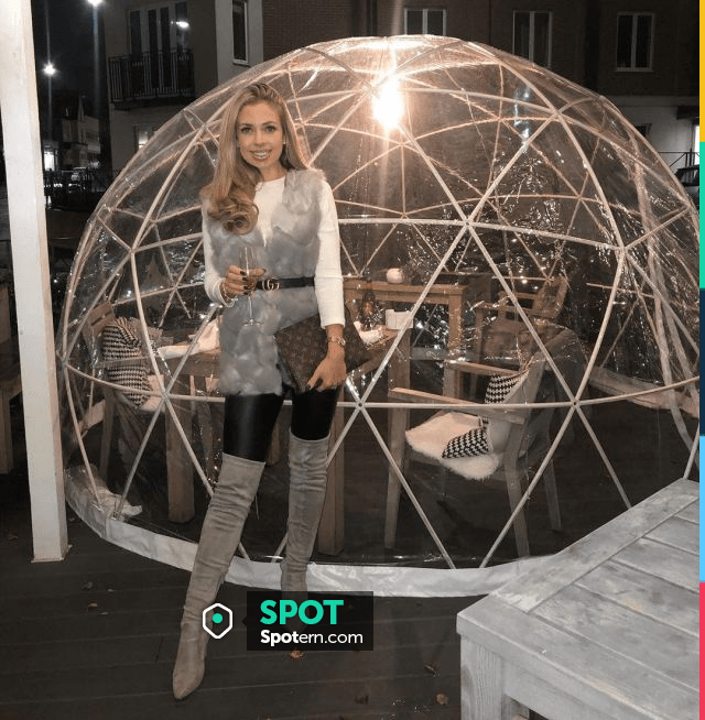 Pernille Boots Grey de Chloe Holland en la cuenta de Instagram @chloe ...