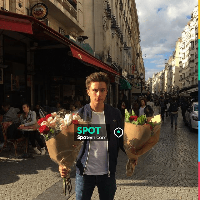 Bomber lacoste of Axel Auriant account on the Instagram of @axelauriant ...