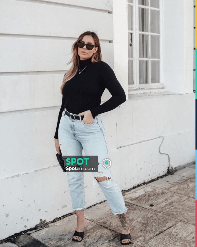 Fit Ripped Jeans de Jessica Shears en la cuenta de Instagram @jessica ...