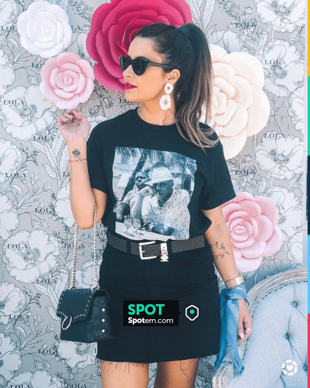 Den­im Skirt Black of María Lago on the Instagram account @marialago ...