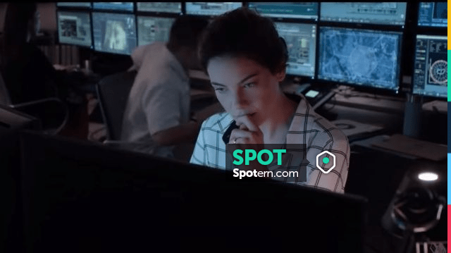 White check shirt of Eva Geller (Michelle Monaghan) in Messiah Season 1 ...