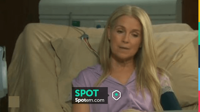 Natori Pur­ple Lace Trim Pa­ja­mas worn by Jennifer Horton (Melissa ...