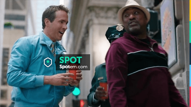 Light Blue Jacket worn by Guy (Ryan Reynolds) in Free Guy | Spotern