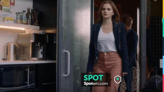 Free People On My Mind Wide Leg Pant in orange worn by Bridget Donovan (Kerris Dorsey) in Ray ...