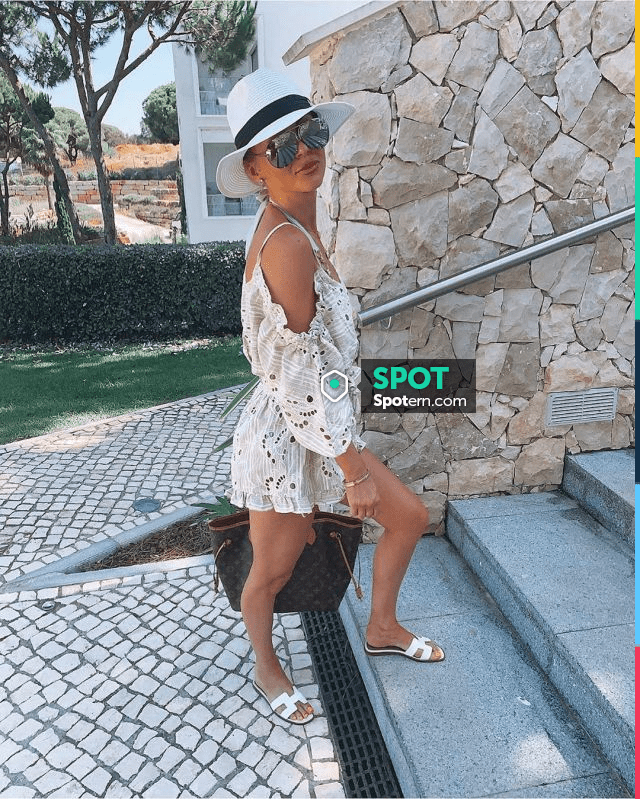 Nude Mini Dress of Alexandra Simpson on the Instagram account ...