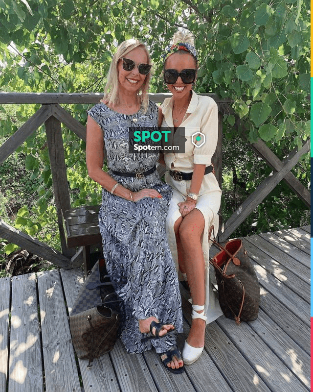Maxi Robe Chemise de Alexandra Simpson sur le Instagram account ...