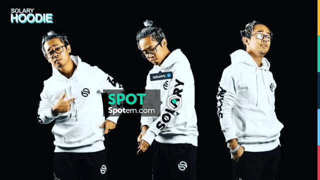 Hoodie official Solary - white Sakor Ros on the account Instagram of ...