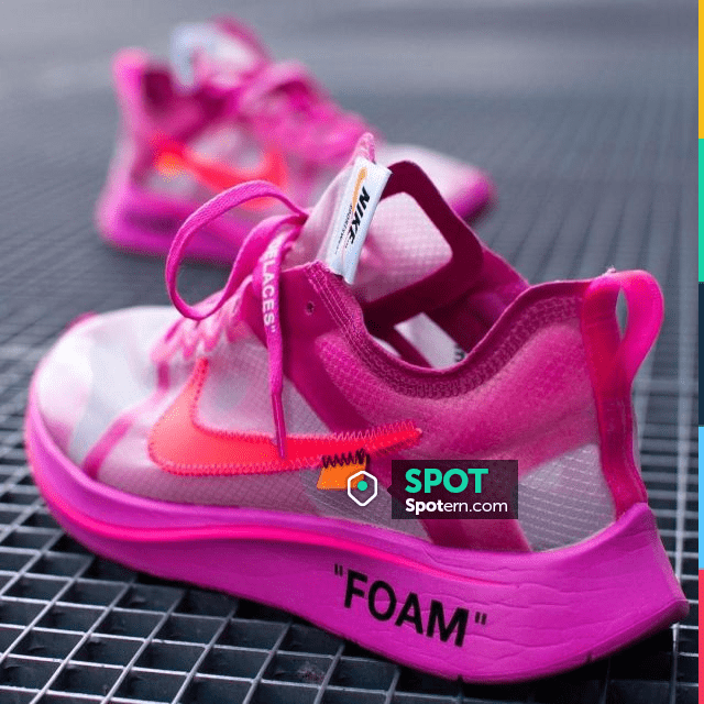Zoom fly x off-white "pink" worn by maxim.nk account on the Instagram ...
