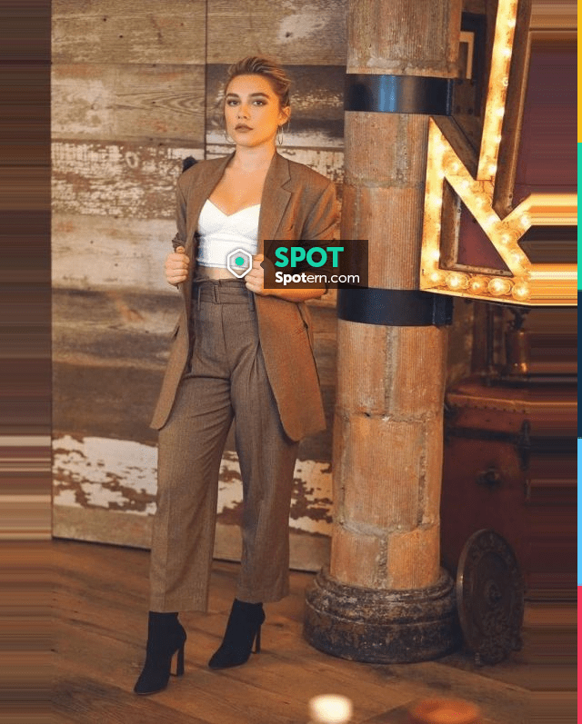 Ernest Leoty Jade Crop Top in Ivory worn by Florence Pugh Little Women ...