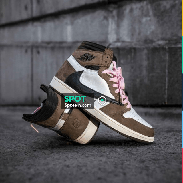 Jordan 1 Retro High Travis Scott on the account Instagram of ...