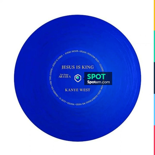 Kanye West Jesus Is King Vinyl Blue account on the Instagram of ...