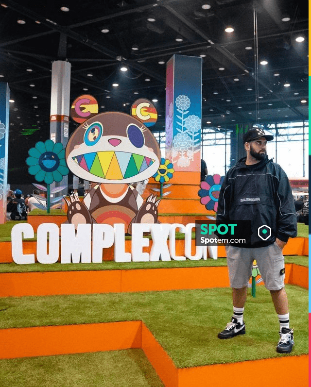 The Wind-breaker with Logo And Collar Zipped Balenciaga of Qias Omar's ...