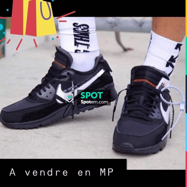 El Air Max 90 OFF-WHITE Black en la cuenta de Instagram de ...