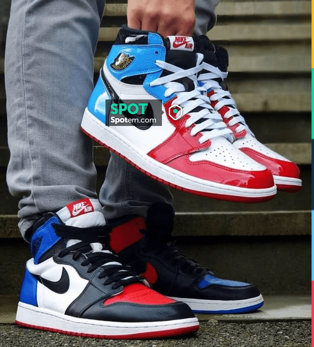 Jordan 1 Retro High Fearless UNC Chicago on the account Instagram of ...