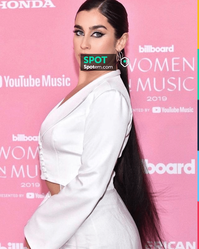 Golden earrings and crystal of Lauren Jauregui on the account Instagram ...