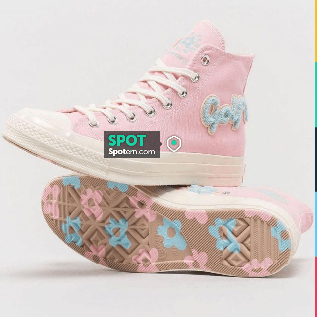 converse rose porté par converse rose sur le compte Instagram de ...