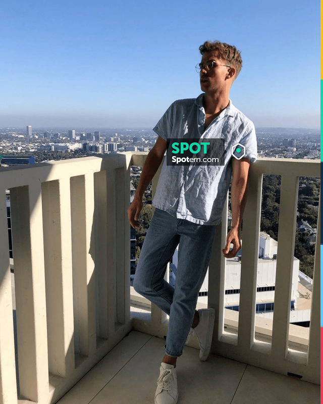 Shirt oversize worn by aaron rhodes on the account Instagram of @asos ...