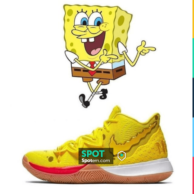 Kyrie 5 Spongebob Squarepants on the account Instagram of @cavarez_ | Spotern