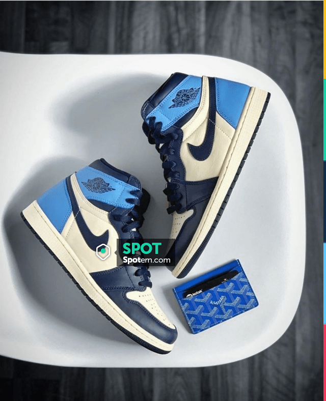 Jordan 1 Retro High Obsidian UNC on the account Instagram of @hdg.sales ...