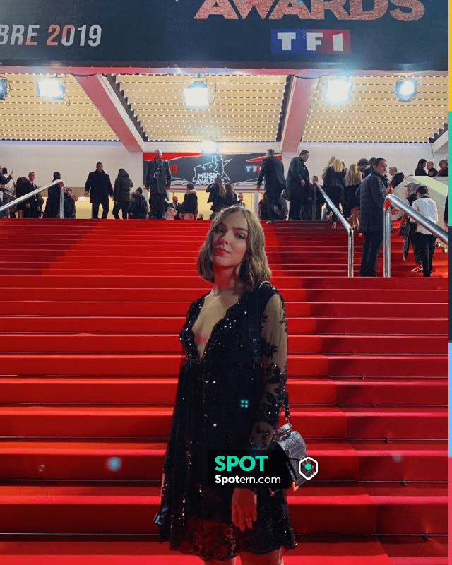 Shoulder bag black Clemence Bertrand on the account Instagram of ...
