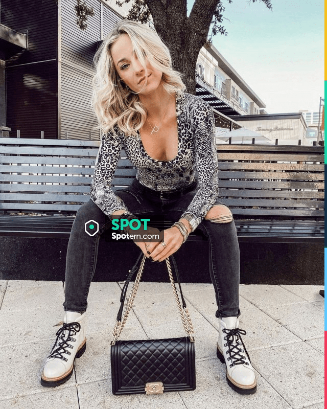 Lavé Noir Double Rip Skinny Jean de Peyton Mabry sur l'Instagram ...