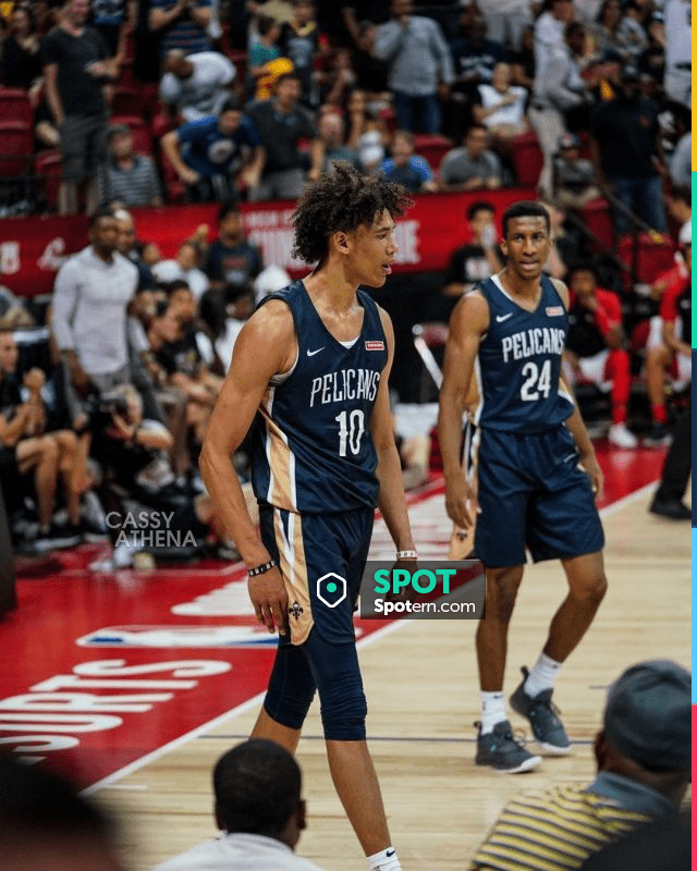 New Orleans Pelicans Nike Icon Swingman Shorts - Mens Jaxson Hayes on ...