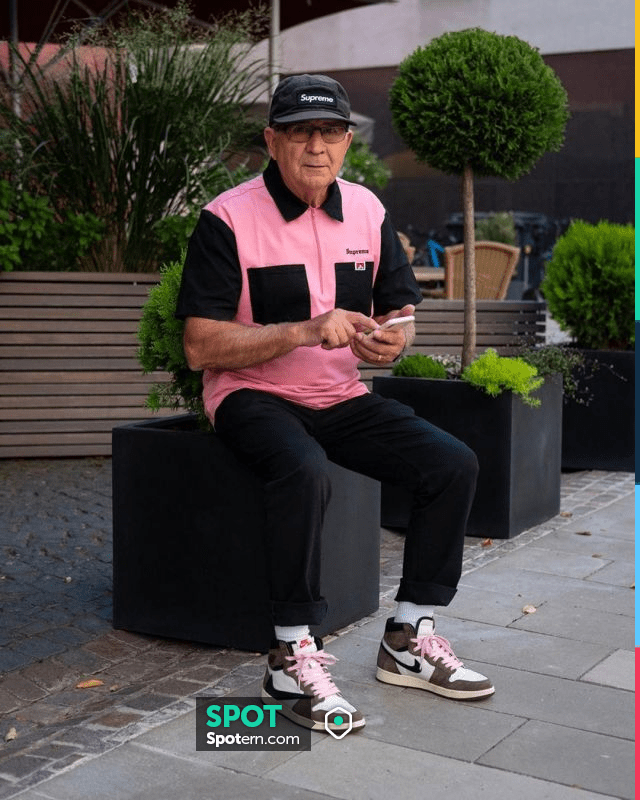 Jordan 1 Retro High Travis Scott de Jaadie en la cuenta de Instagram de ...