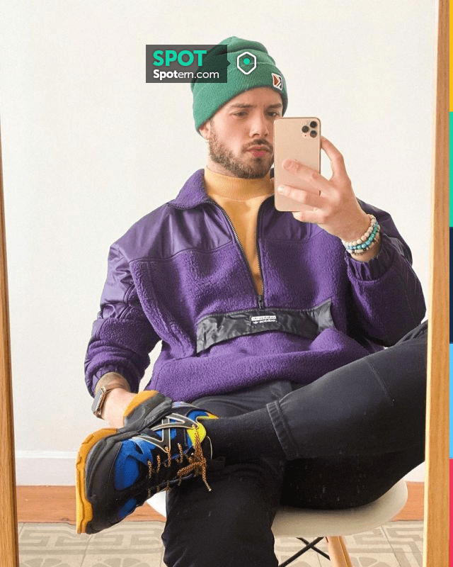 Bonnet karl kani vert portée par thomas ssuisa sur le compte Instagram ...