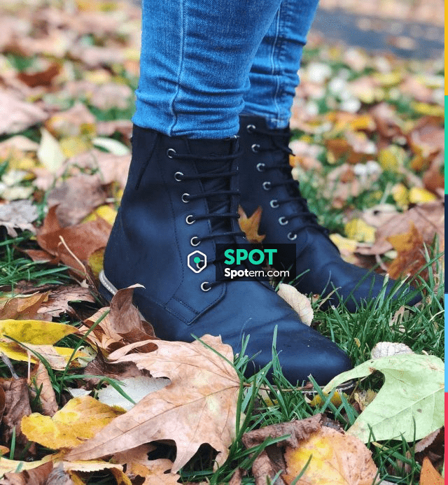 Cahussure city black leather of lex on the account Instagram of @asos ...